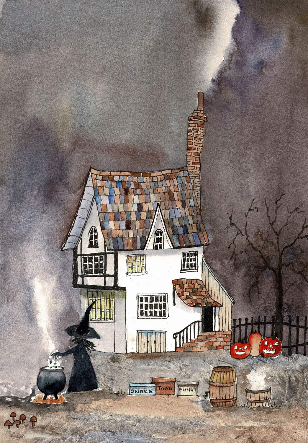 Jigsaw Puzzle | My little witch house | 96 pieces | Jigidi
