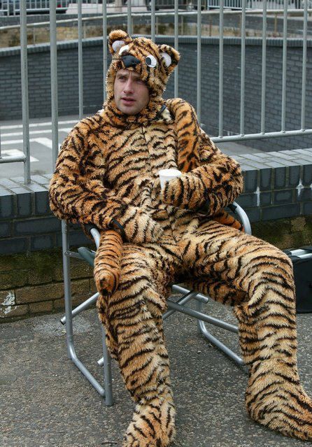 Solve Andrew Lincoln ~ Rick Grimes Goes Catty jigsaw puzzle online with ...