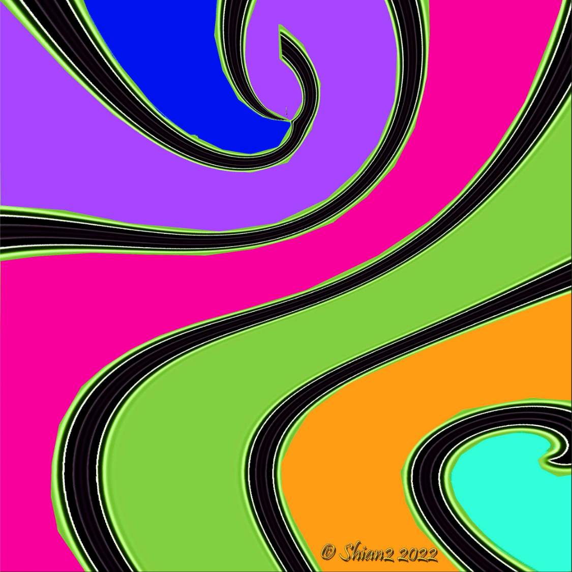 Solve Colours on a Slant jigsaw puzzle online with 64 pieces