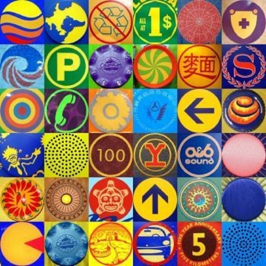 Solve Signs from around the World jigsaw puzzle online with 100 pieces