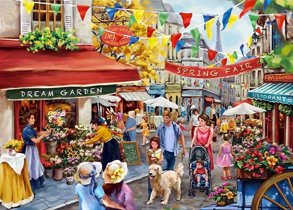 Jigsaw Puzzle | Spring Fair | 150 pieces | Jigidi