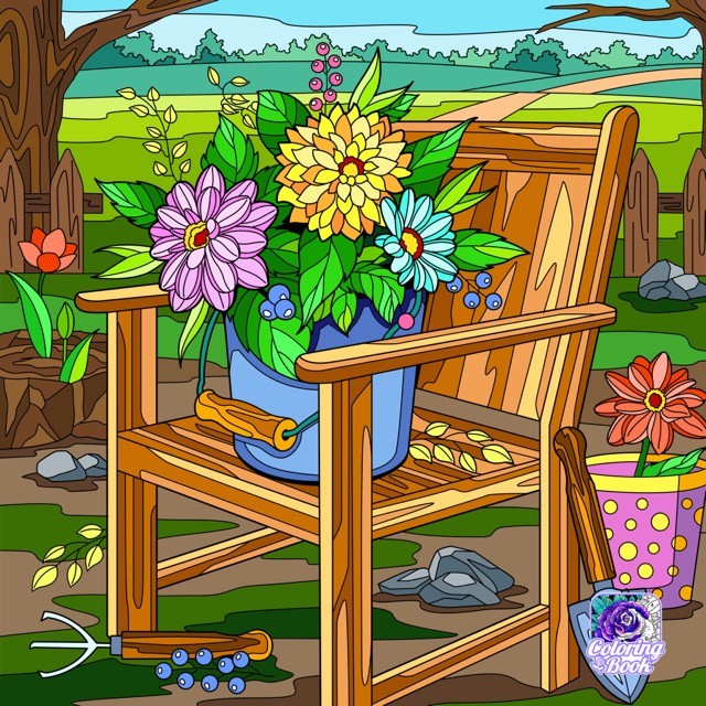 Jigsaw Puzzle | In the Garden | 100 pieces | Jigidi