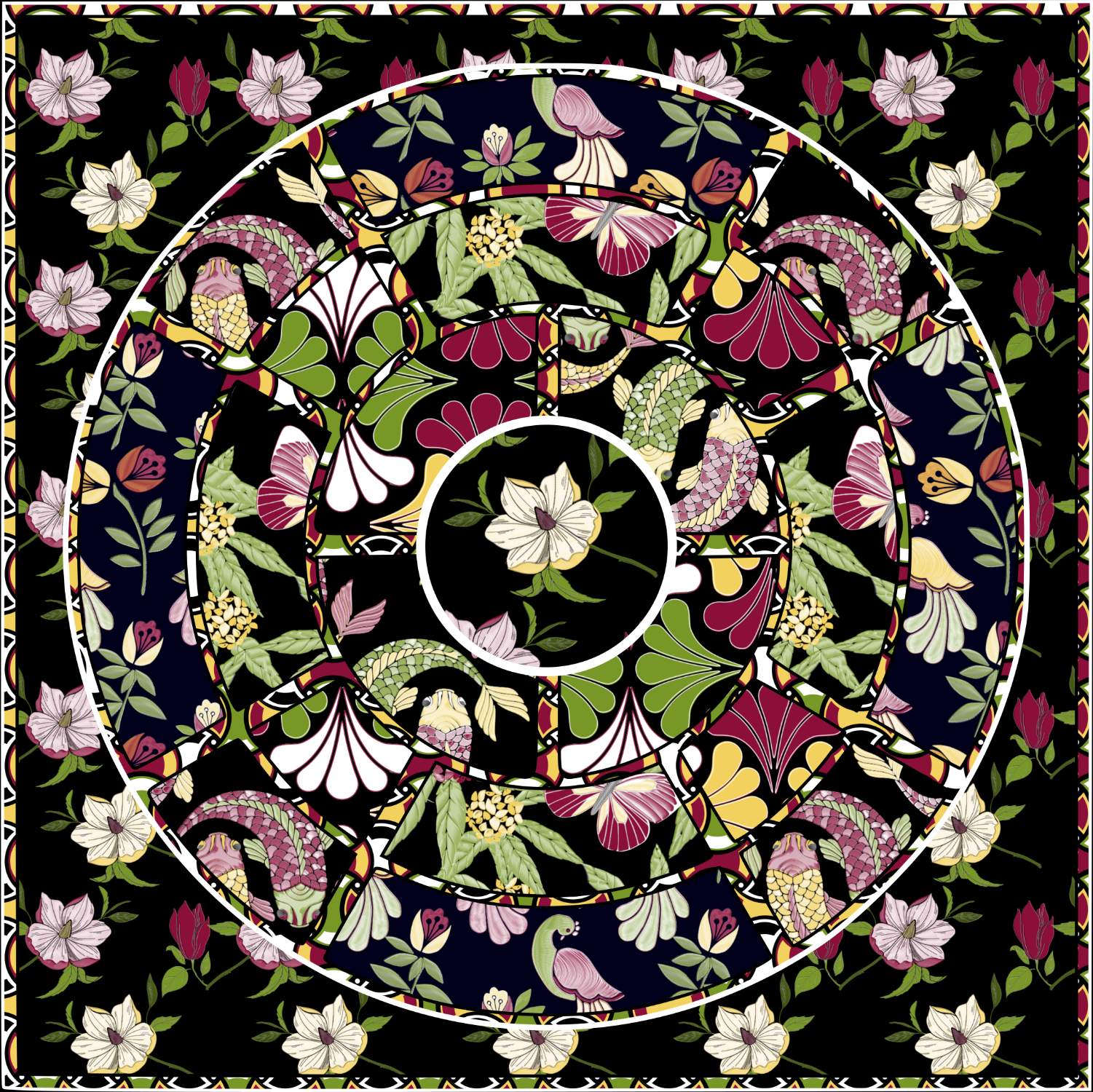Jigsaw Puzzle | Magnolia Variations 400 Mosaic | 400 pieces | Jigidi