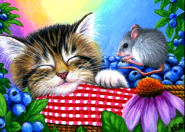 Solve Blueberry Dreams jigsaw puzzle online with 70 pieces