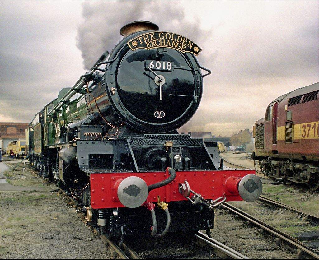 Solve GWR King Class 4-6-0 6018 King Henry VI. jigsaw puzzle online ...
