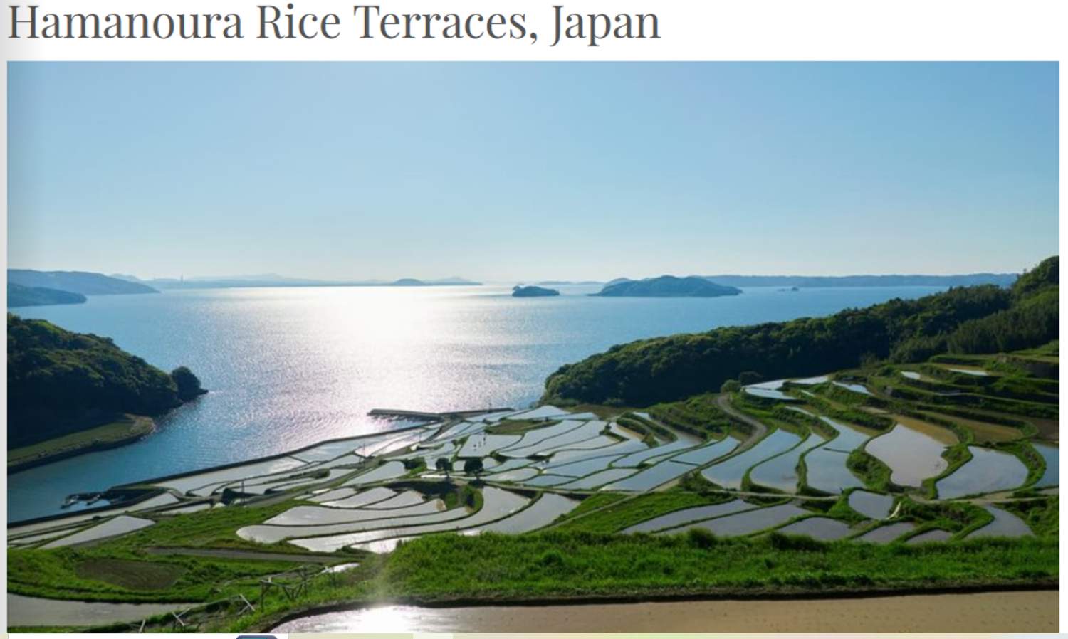 Solve JAPAN-HAMANOURA-RICE-TERRACES jigsaw puzzle online with 45 pieces