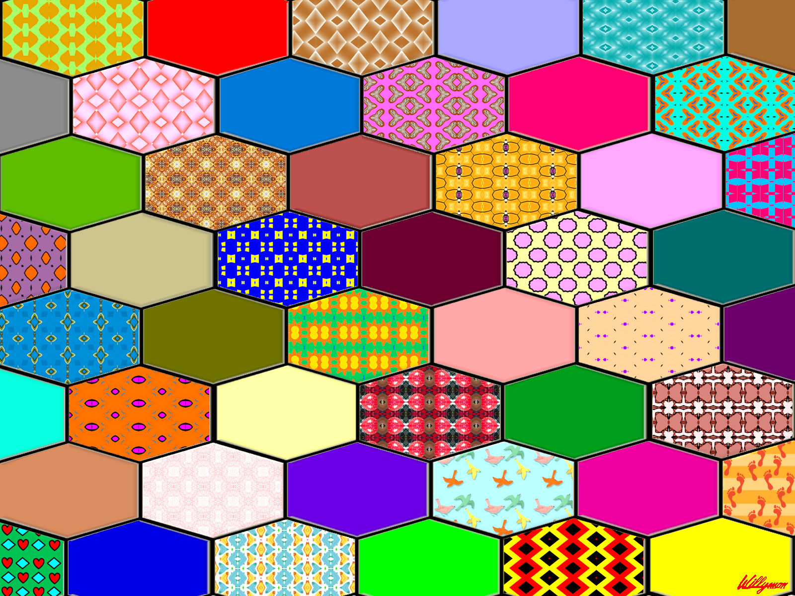 Solve colors and patterns jigsaw puzzle online with 252 pieces