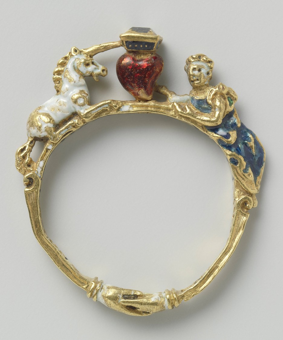 Jigsaw Puzzle | Ring with Lady and Unicorn, ca. 1550-1600, Germany | 63 ...