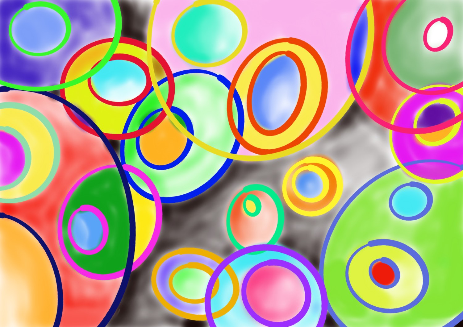 Solve No Art - Just Colors 5 jigsaw puzzle online with 96 pieces