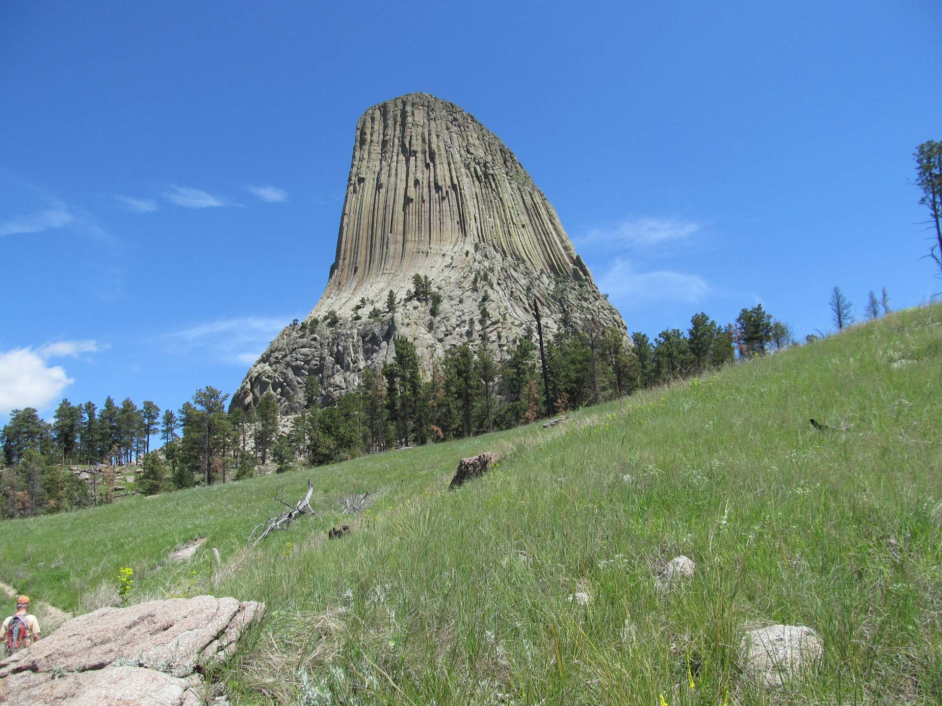 Solve Devils Tower from Southeast jigsaw puzzle online with 336 pieces