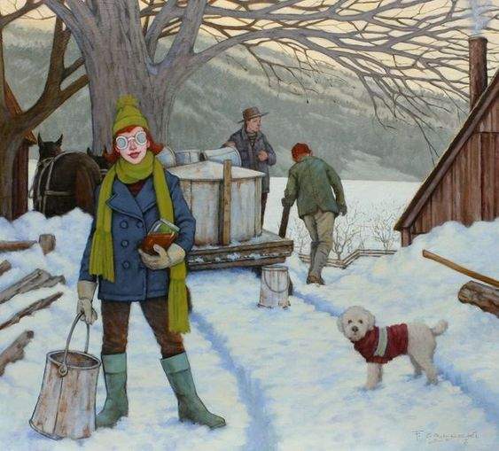 Solve Maple Syrup Time jigsaw puzzle online with 72 pieces