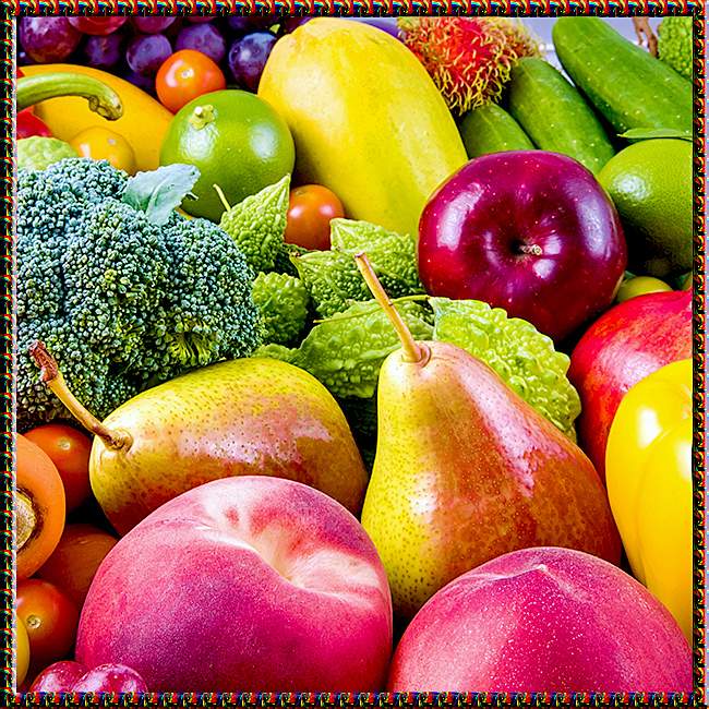 Solve ovoshchi-frukty. jigsaw puzzle online with 100 pieces