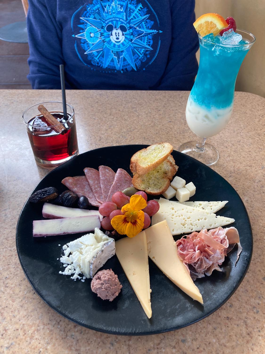 Solve Charcuterie plate and cocktails at the Magic Key Terrace in CA ...