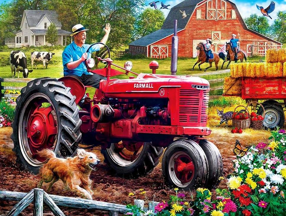 Solve Farm jigsaw puzzle online with 70 pieces