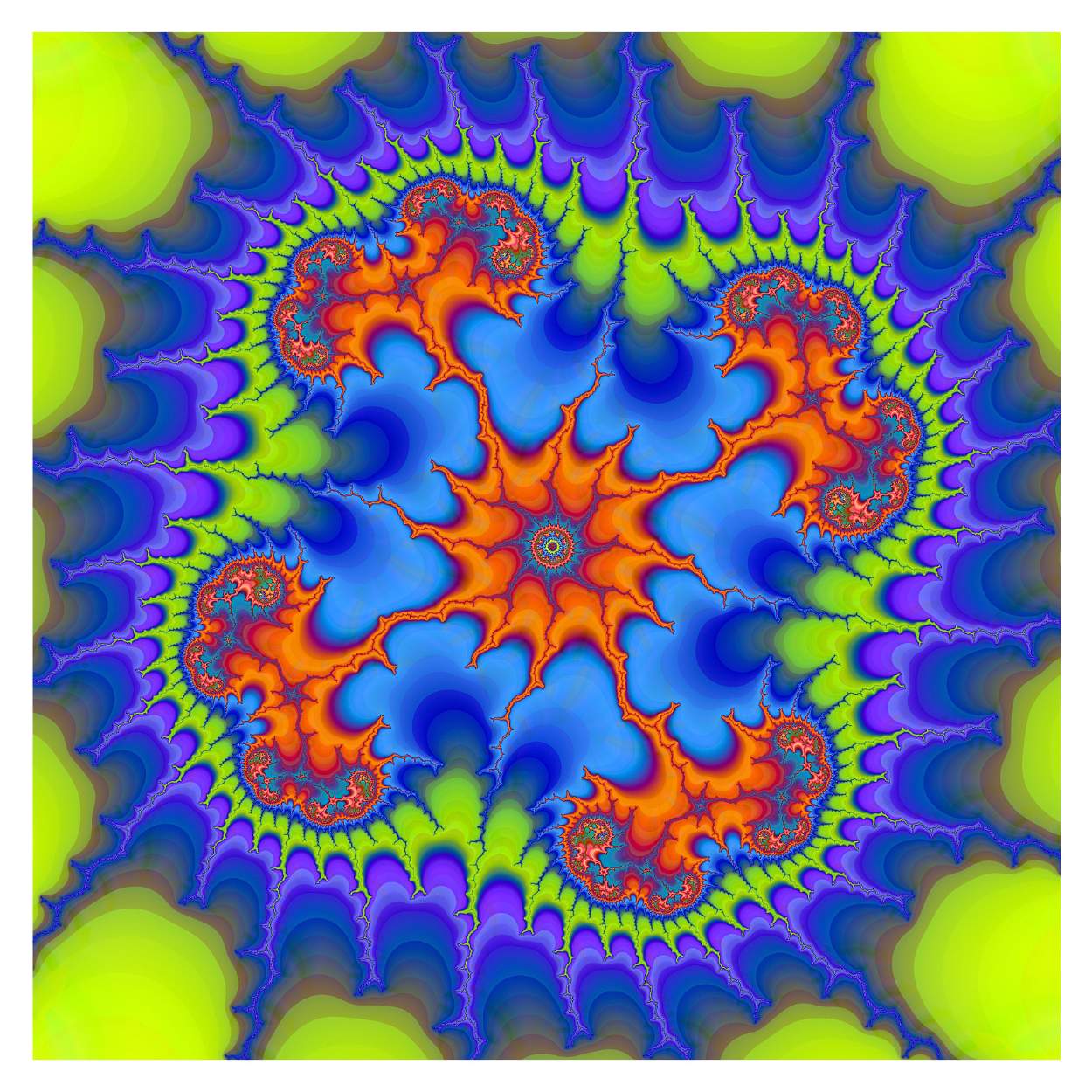 Solve Inside the Fractal Universe 12 jigsaw puzzle online with 100 pieces