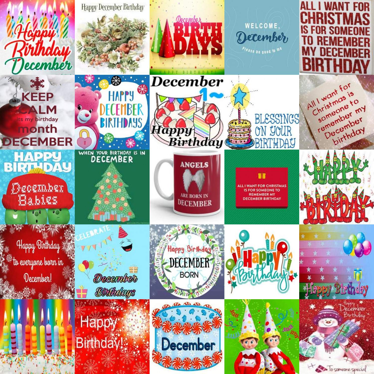 Solve December Birthdays jigsaw puzzle online with 324 pieces