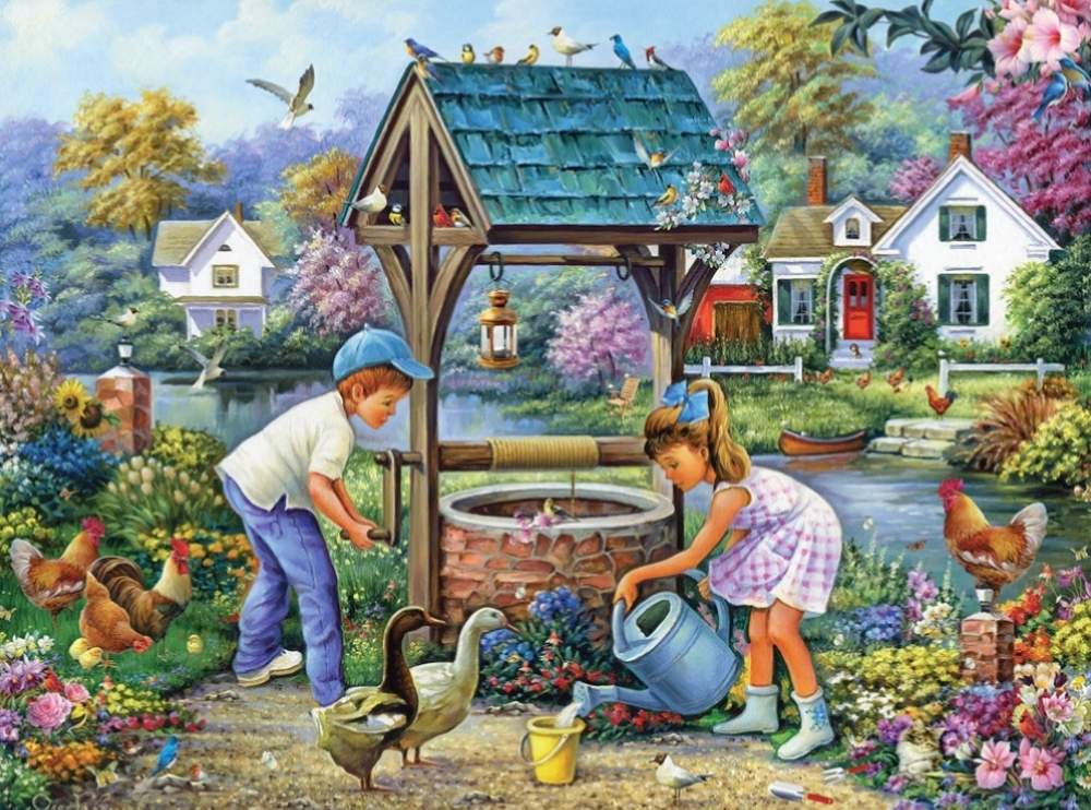 Solve Summer time! jigsaw puzzle online with 130 pieces