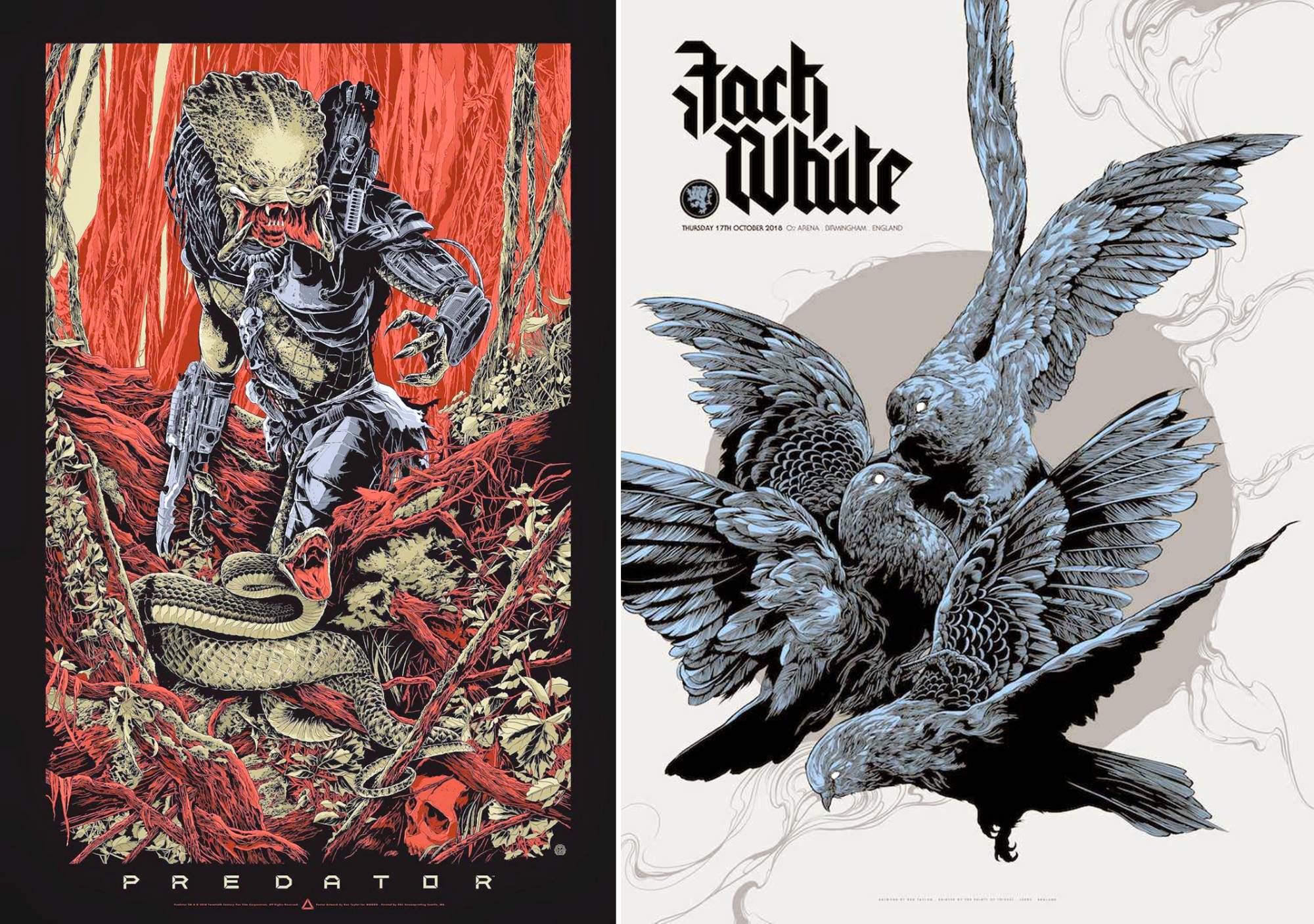 Solve Predator and Jack White jigsaw puzzle online with 494 pieces