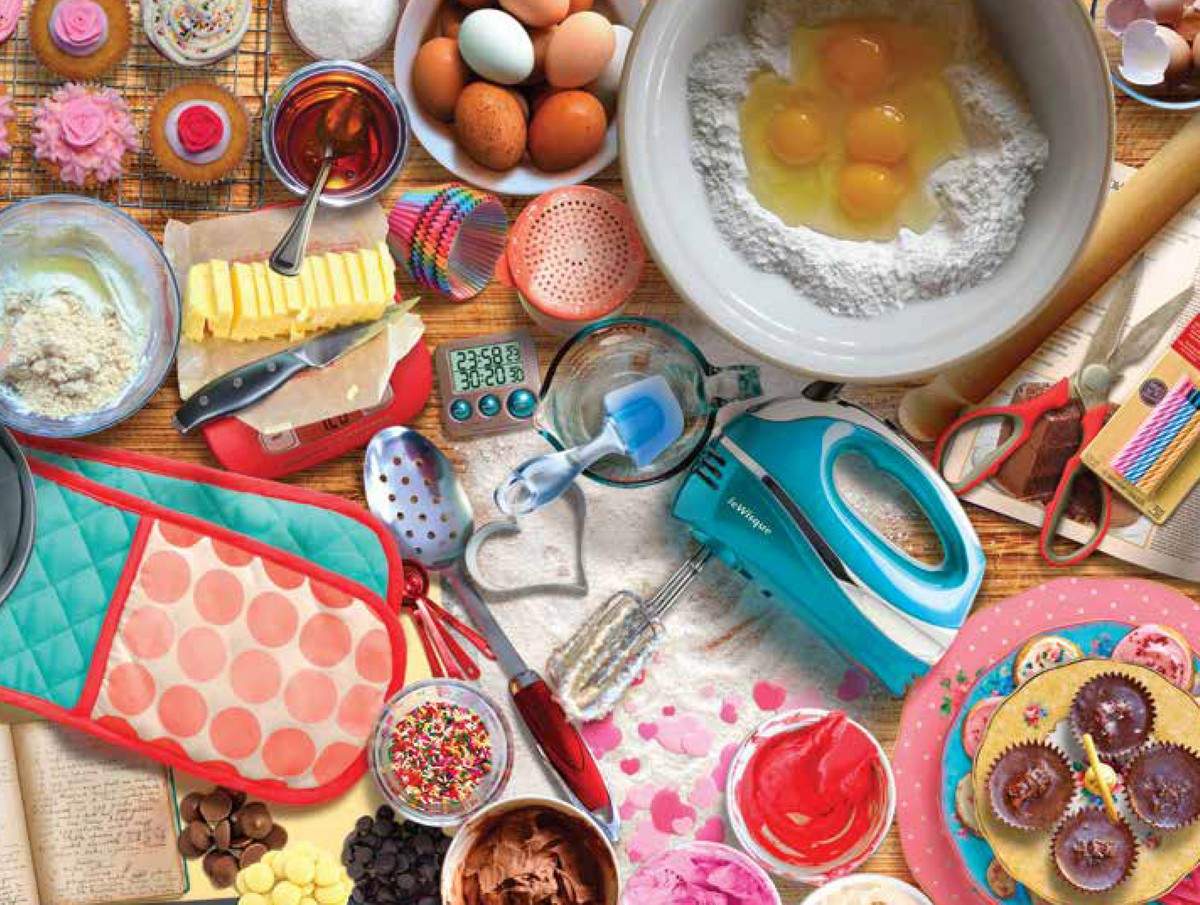 Solve Baking #1 jigsaw puzzle online with 88 pieces