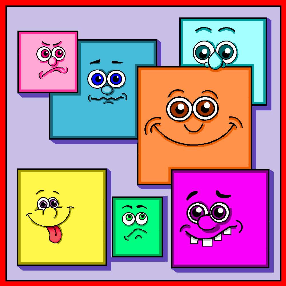 Solve Personality Squares jigsaw puzzle online with 256 pieces