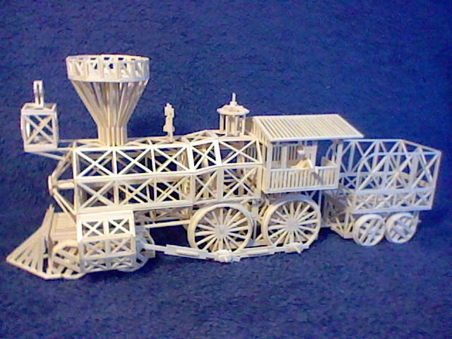 Solve Matchstick Train jigsaw puzzle online with 88 pieces