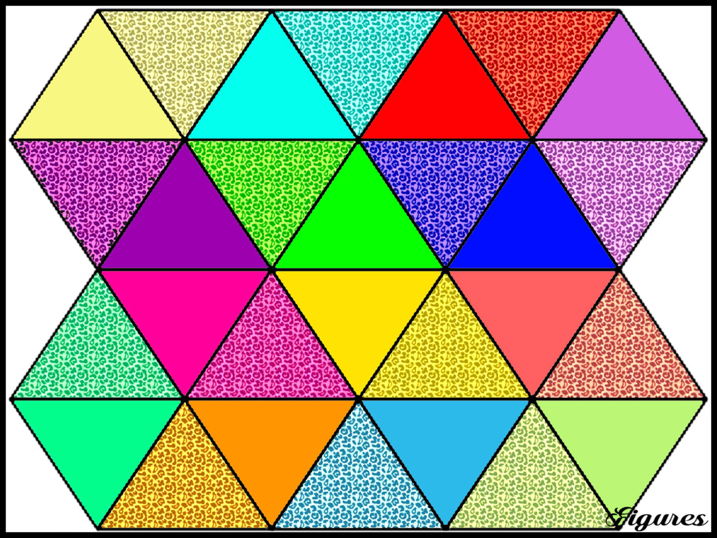 Solve Triangles 2 jigsaw puzzle online with 154 pieces