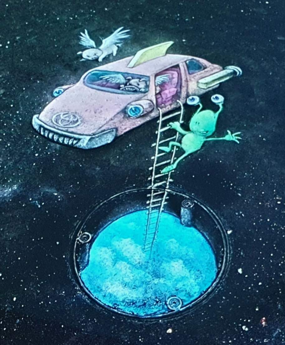 Solve A pothole to another world. Should we get the road crew to patch ...