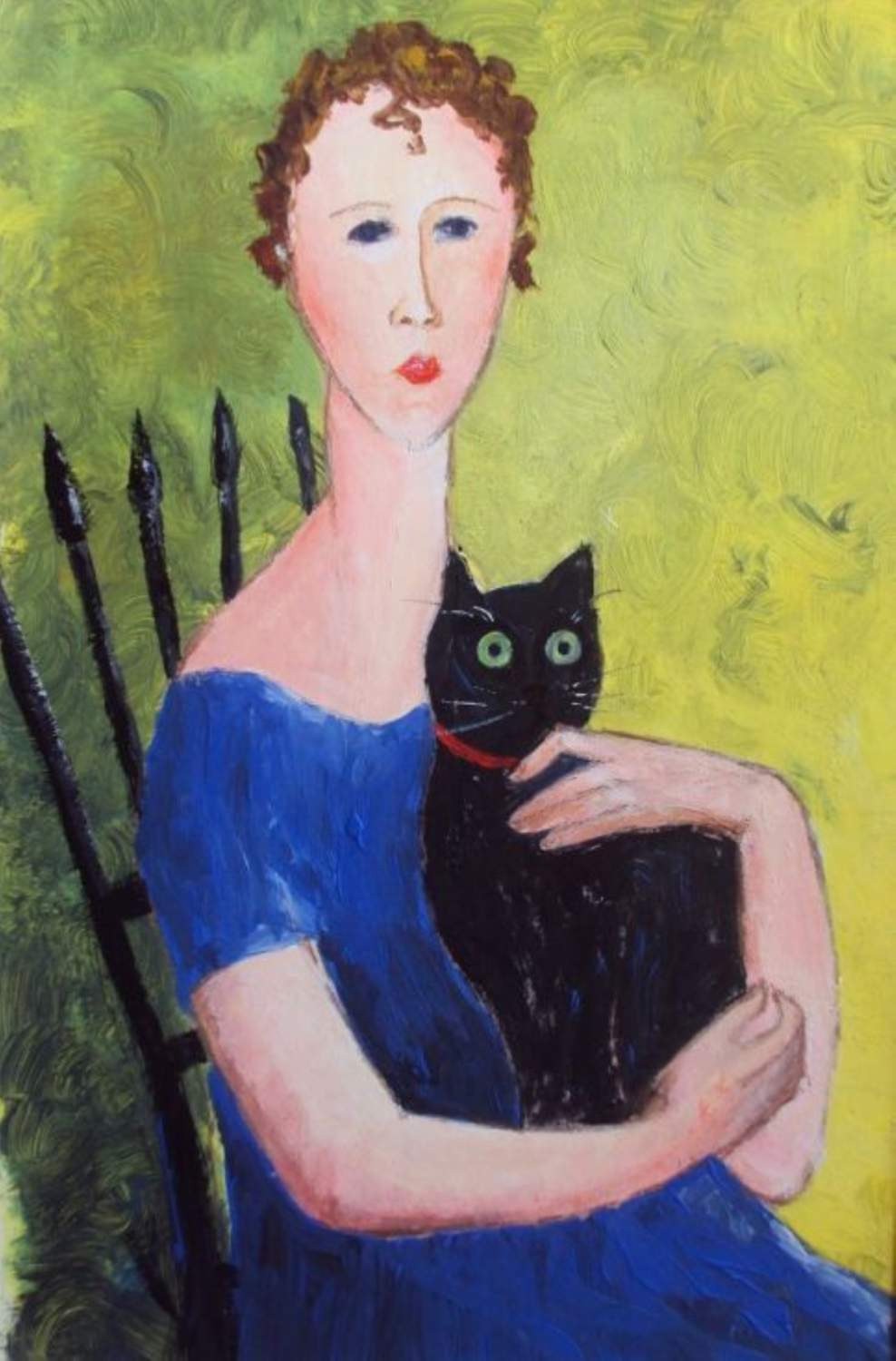Solve Girl with a Black Cat -Amedeo Modigliani jigsaw puzzle online ...