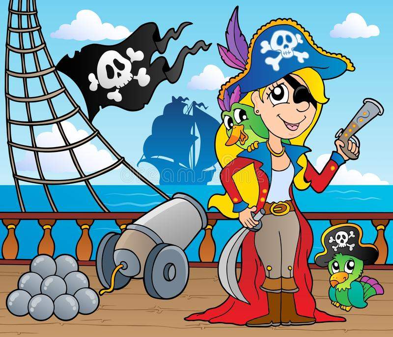 Solve Miss pirate jigsaw puzzle online with 143 pieces