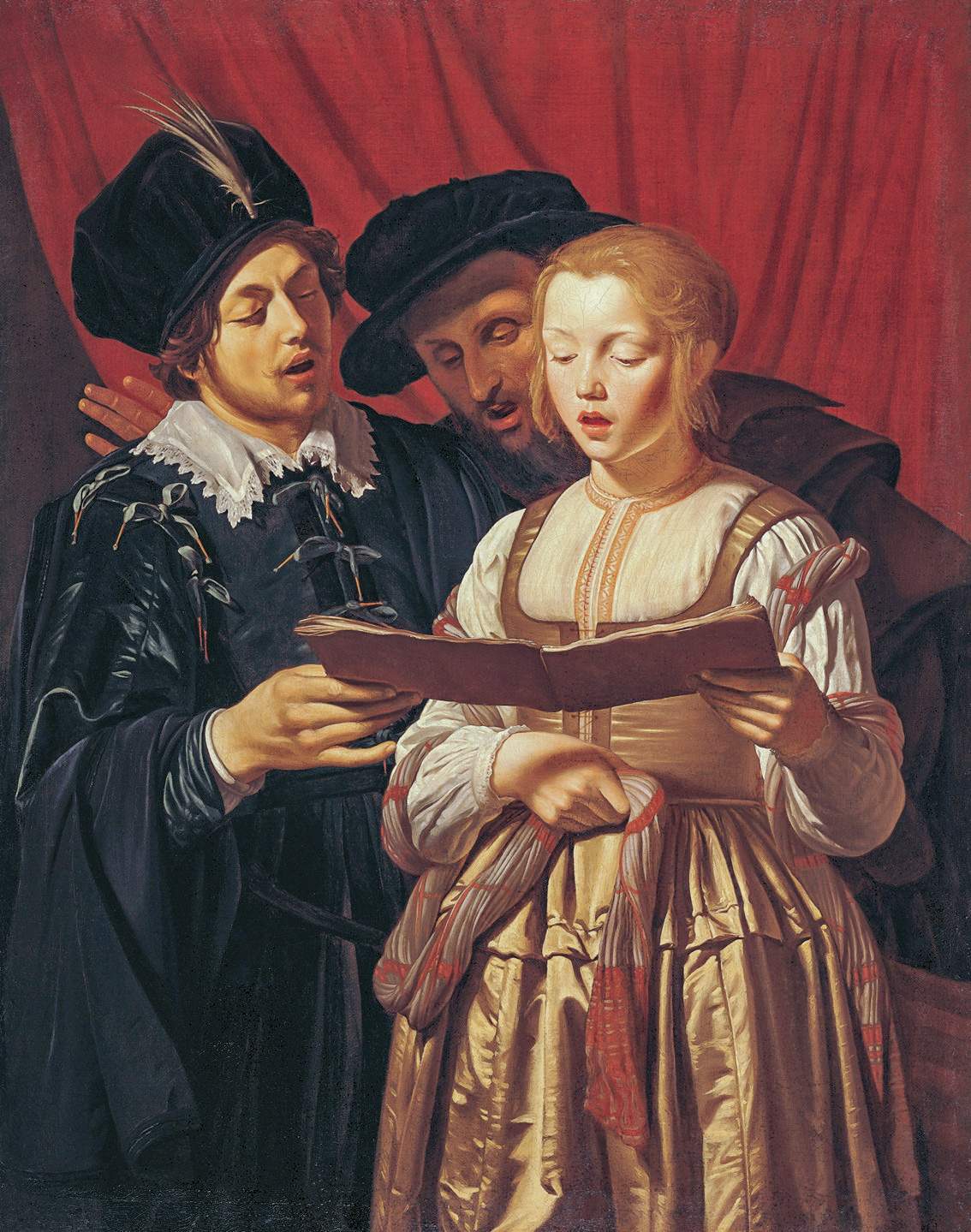 Solve Three Singers jigsaw puzzle online with 208 pieces