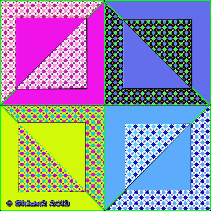 Solve Half and Half jigsaw puzzle online with 16 pieces