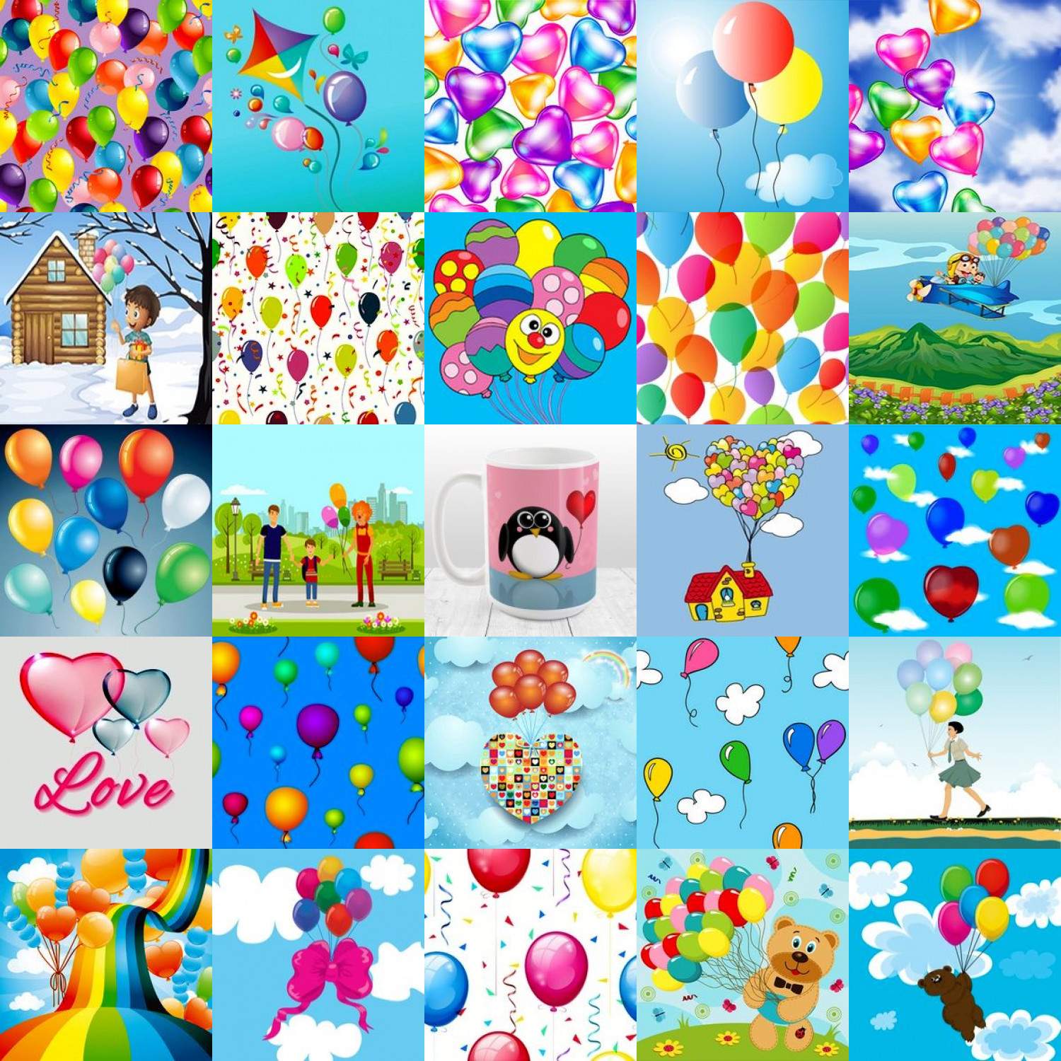 Jigsaw Puzzle | Balloons 286a | 400 pieces | Jigidi