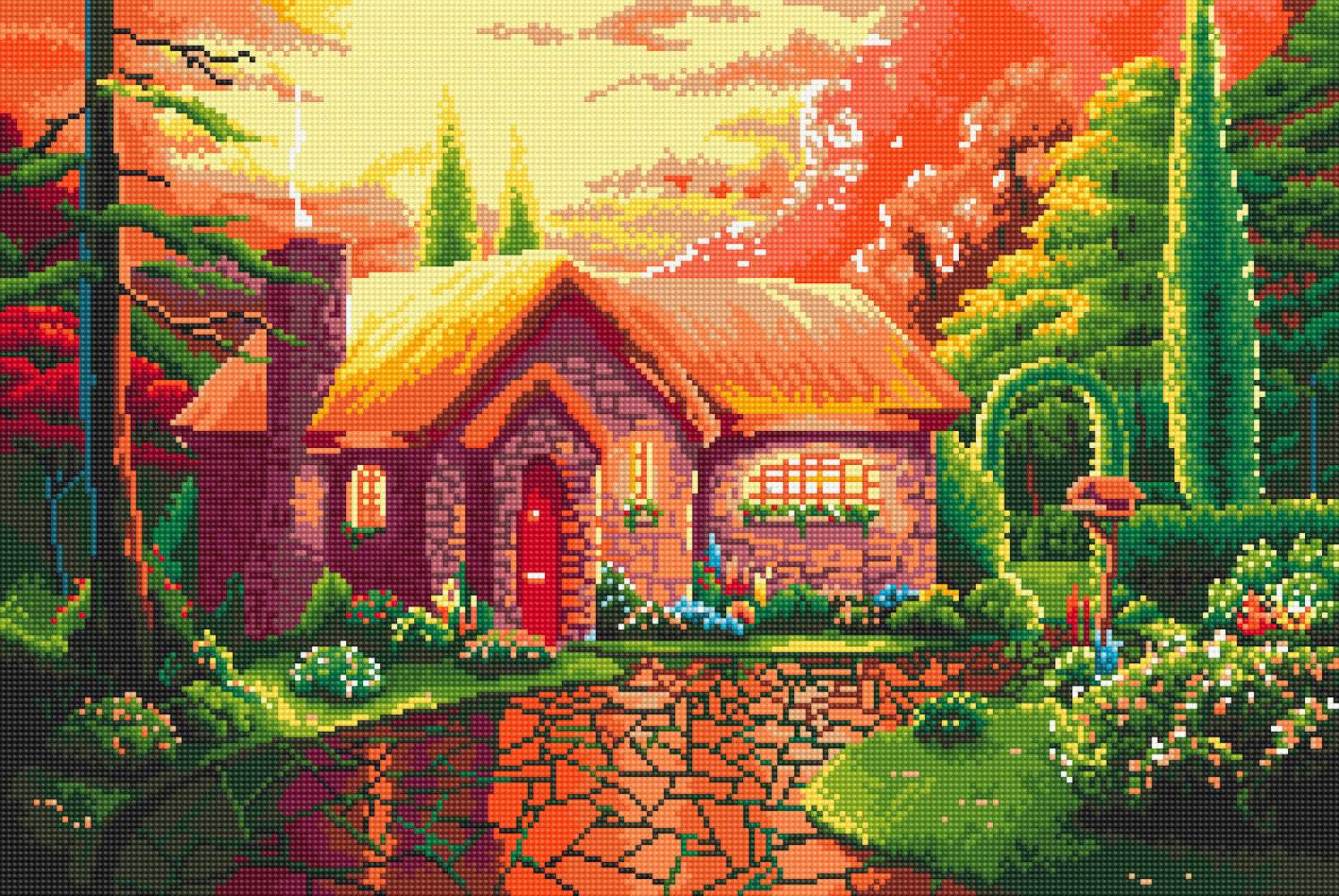 Solve Peaceful_Evening! jigsaw puzzle online with 126 pieces