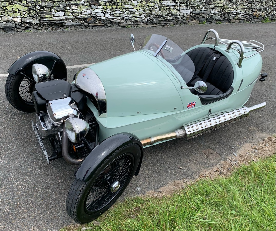 Solve Three wheel Morgan jigsaw puzzle online with 56 pieces