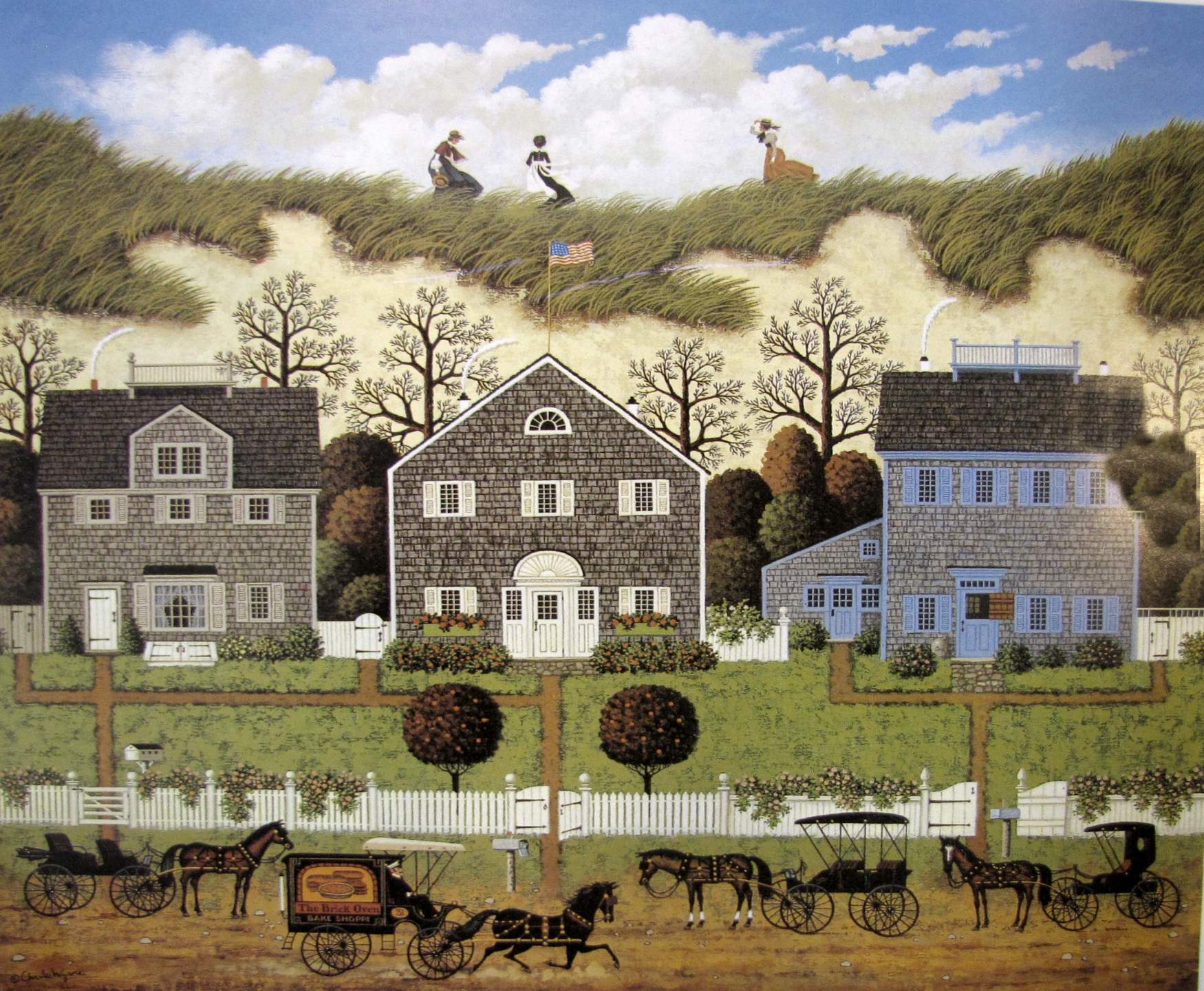 Solve Nantucket Winds {Charles Wysocki} jigsaw puzzle online with 168 pieces