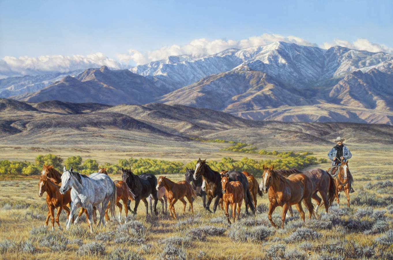 Solve "An Early Autumn" Artist Tim Cox jigsaw puzzle online with 330 pieces