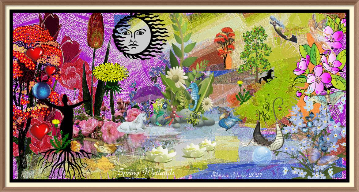 Solve Spring Wetlands jigsaw puzzle online with 15 pieces