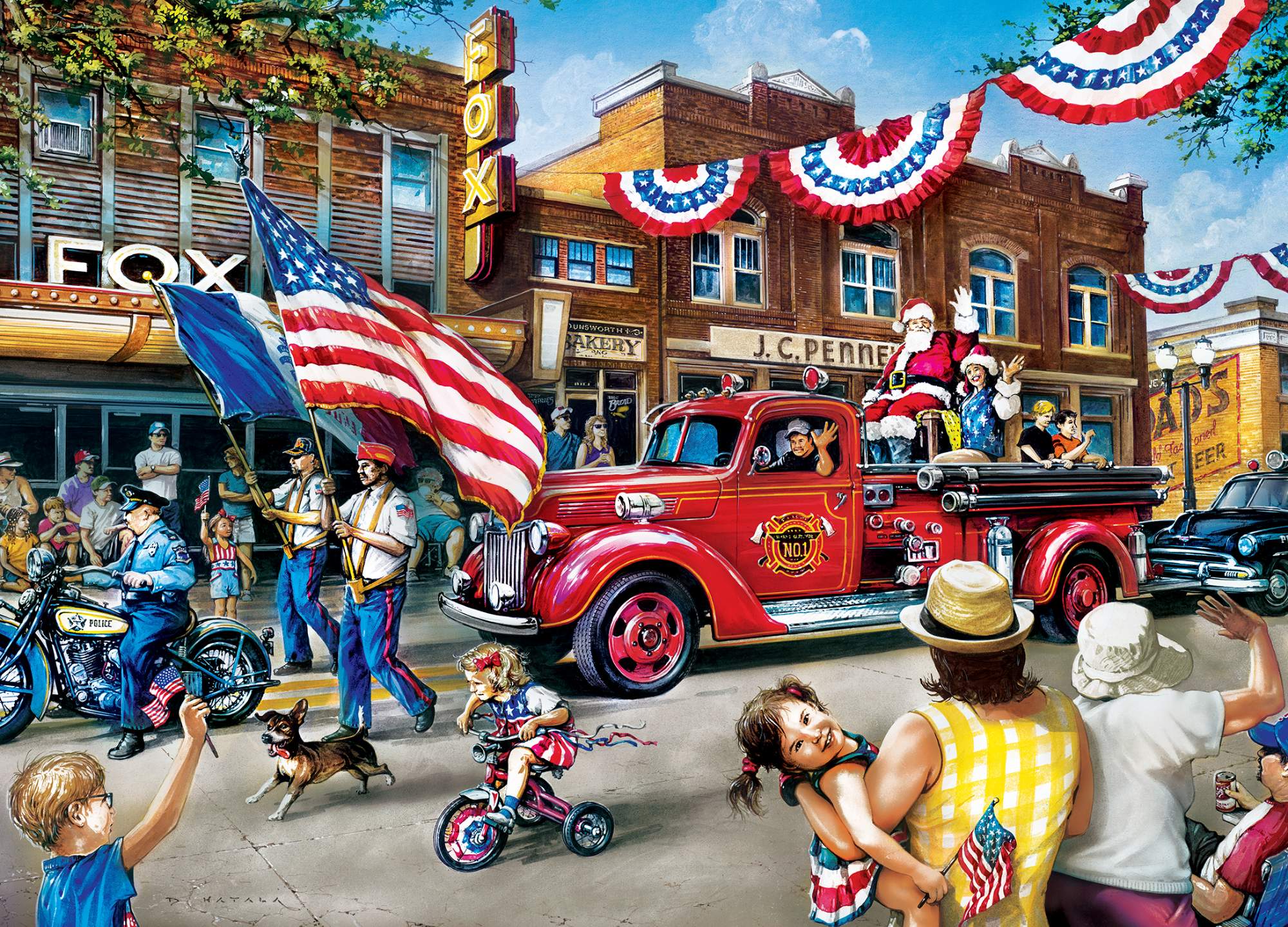Solve 4th of July Parade Day jigsaw puzzle online with 588 pieces