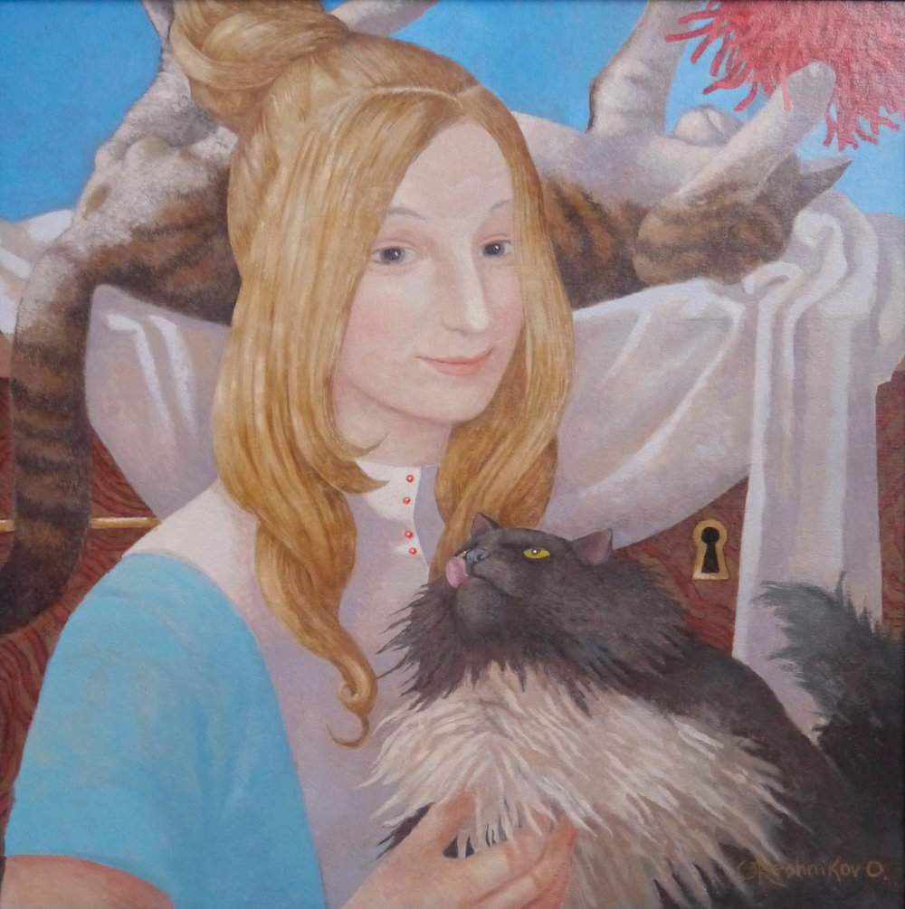 Solve Russian Artist - Olga Oreshnikov 'Winning Attention' jigsaw ...