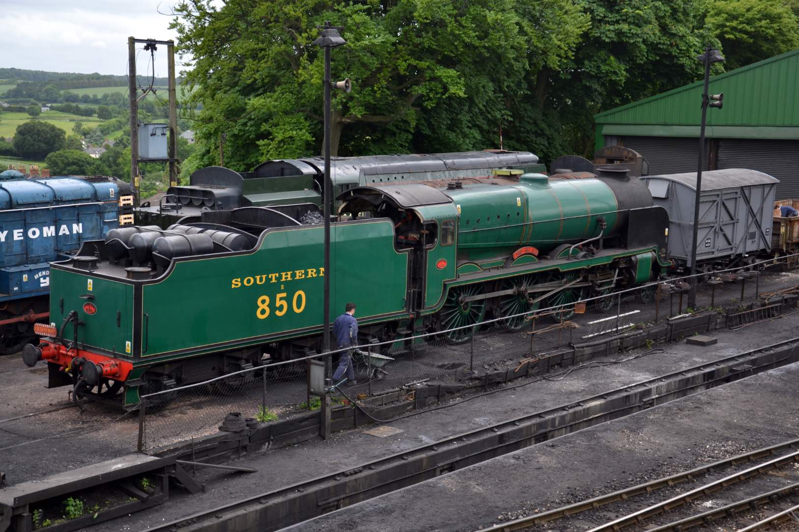 Solve Southern Railway Lord Nelson Class 4-6-0 850 Lord Nelson at Mid ...