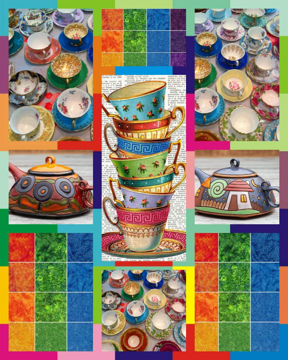 Solve STAX OF CUPS (1, 185) jigsaw puzzle online with 80 pieces