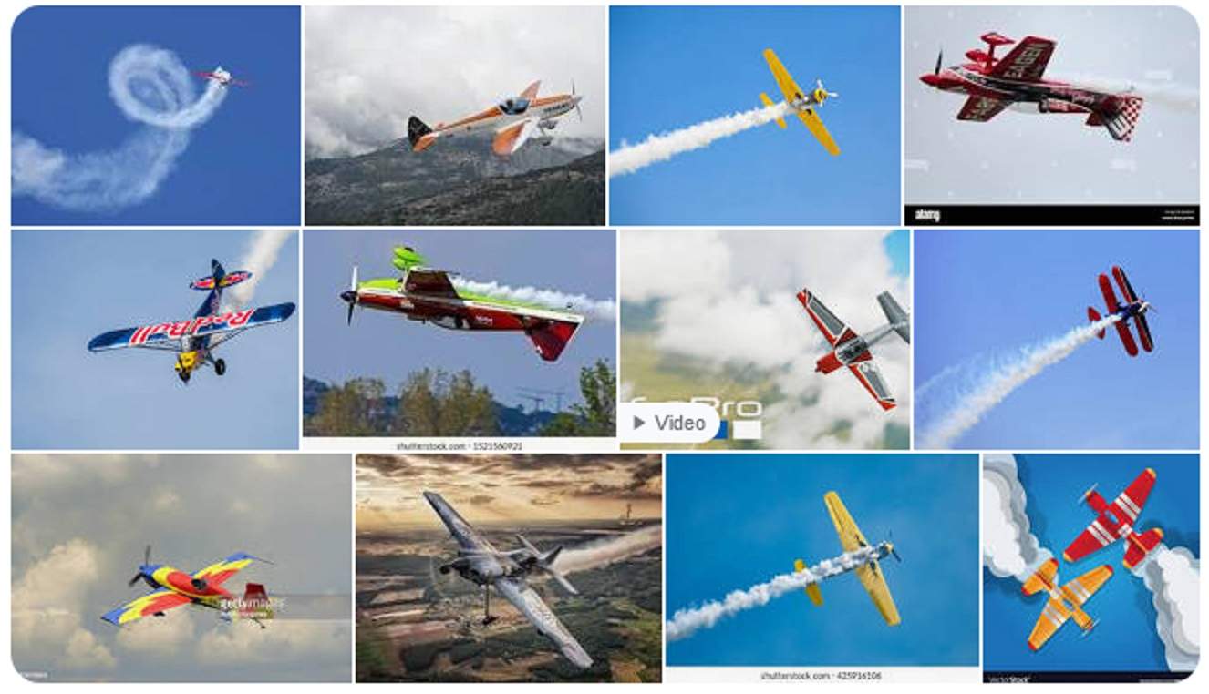 Solve Aerobatic Planes jigsaw puzzle online with 180 pieces