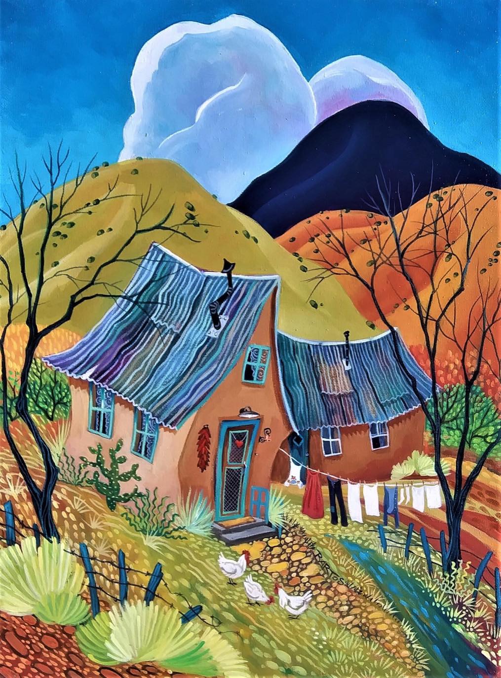 Solve Laundry Day jigsaw puzzle online with 88 pieces
