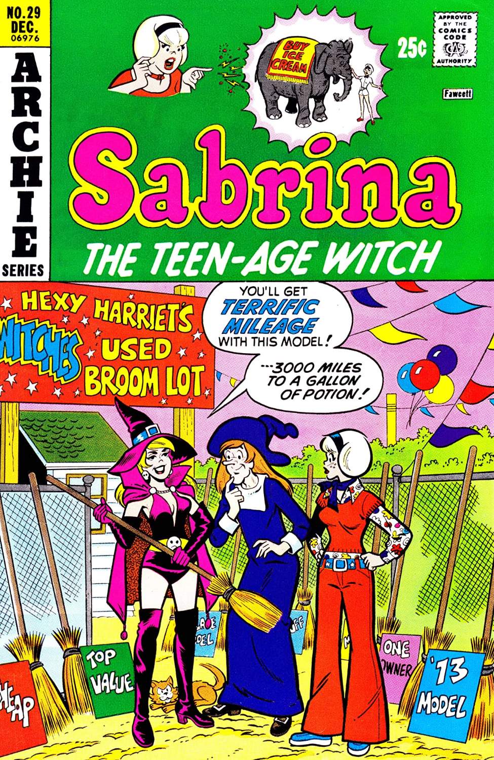 Solve Sabrina, The Teen-Age Witch: Terrific Mileage jigsaw puzzle ...