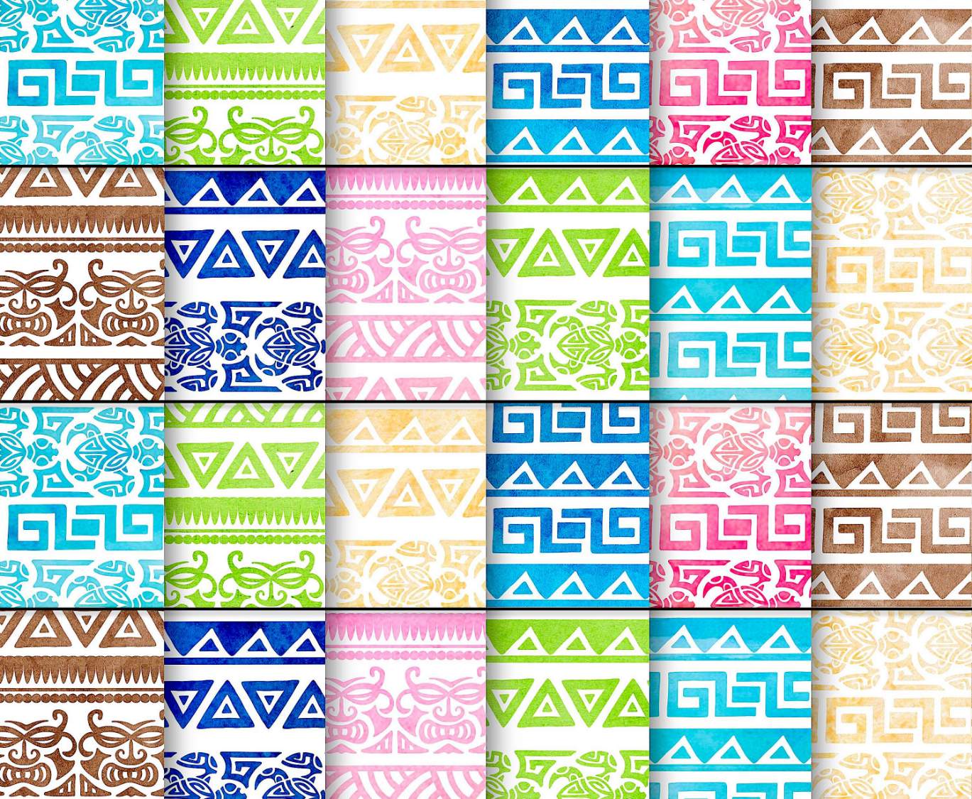 Solve Tribal patterns jigsaw puzzle online with 99 pieces