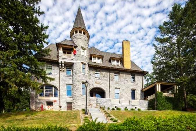 Solve Cornell beautiful fraternity house - Grey Stone Castle, Ithaca ...