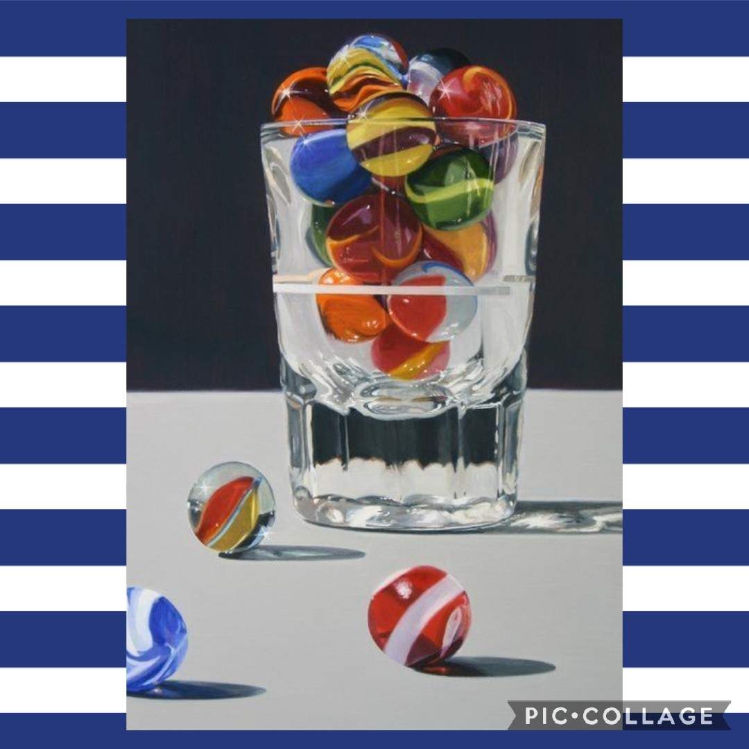 Solve Realism Art- Marbles jigsaw puzzle online with 100 pieces
