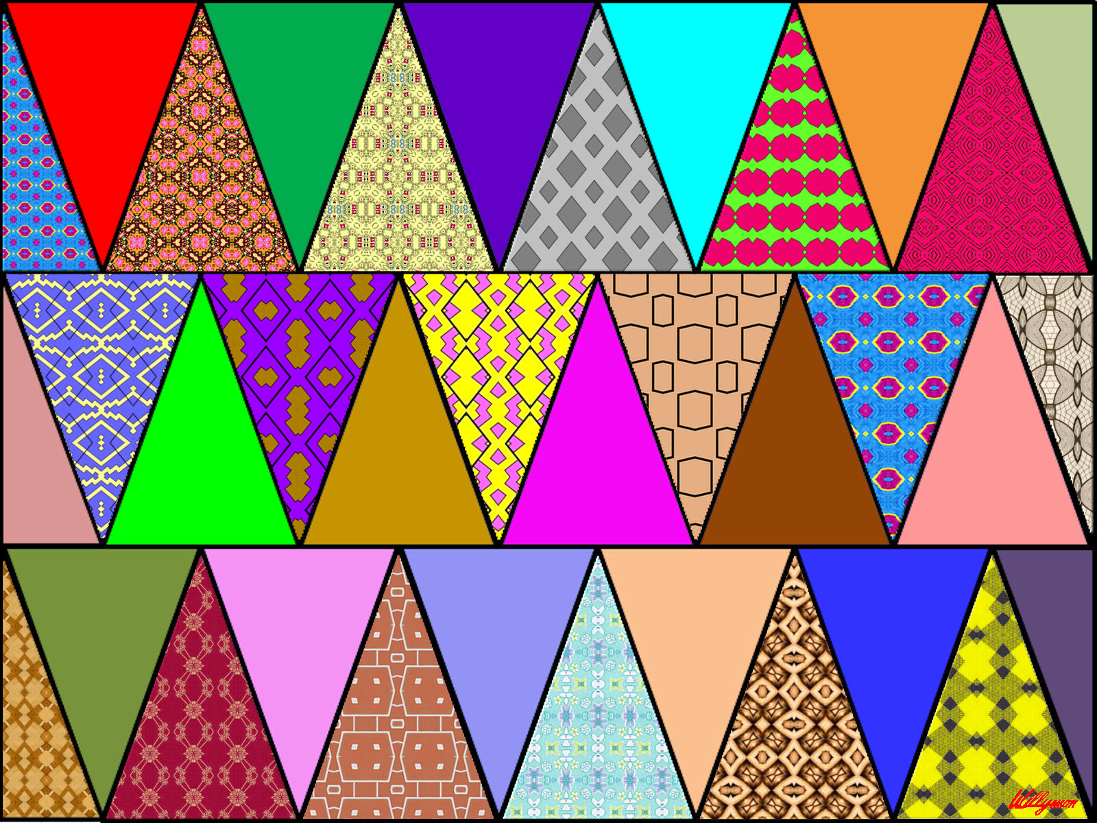 Jigsaw Puzzle | triangles | 252 pieces | Jigidi