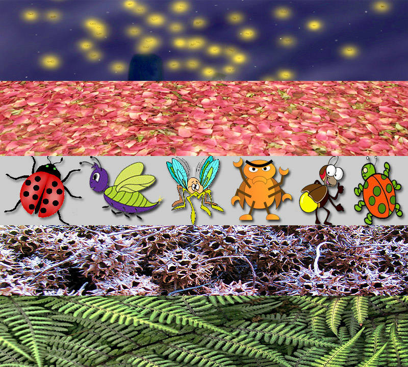 Solve bugs jigsaw puzzle online with 90 pieces