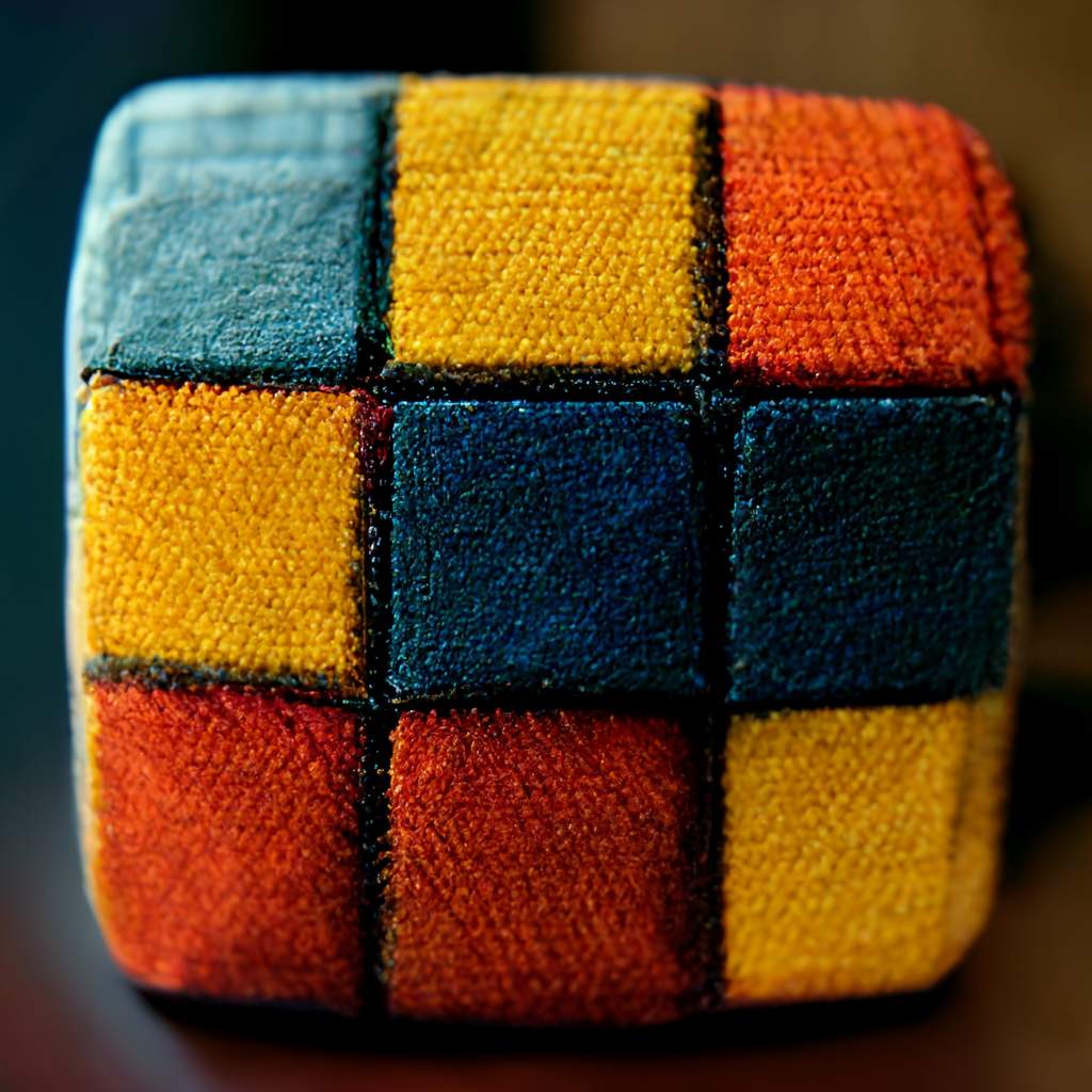 Jigsaw Puzzle | fluffy rubiks cube | 49 pieces | Jigidi